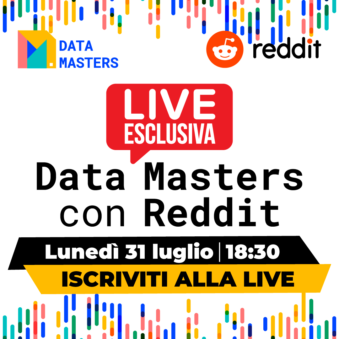 Data Masters con Reddit - Live Data Masters